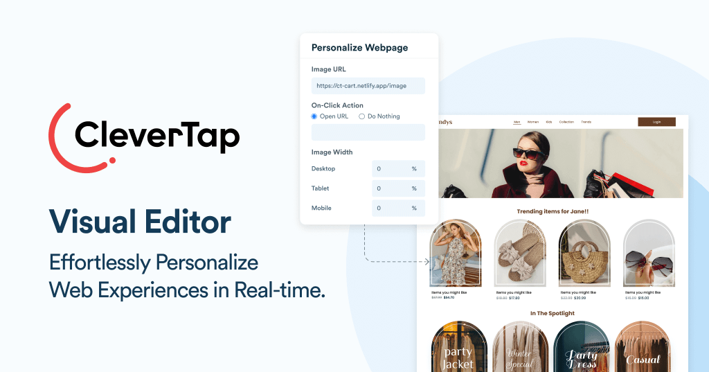 Web Visual Editor Demo - CleverTap